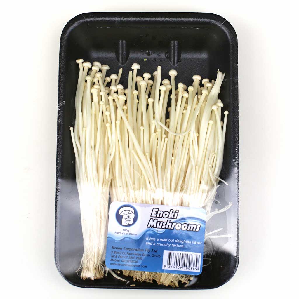 Mushrooms Enoki (100g Tray) | Fenwick's Fruit Emporium