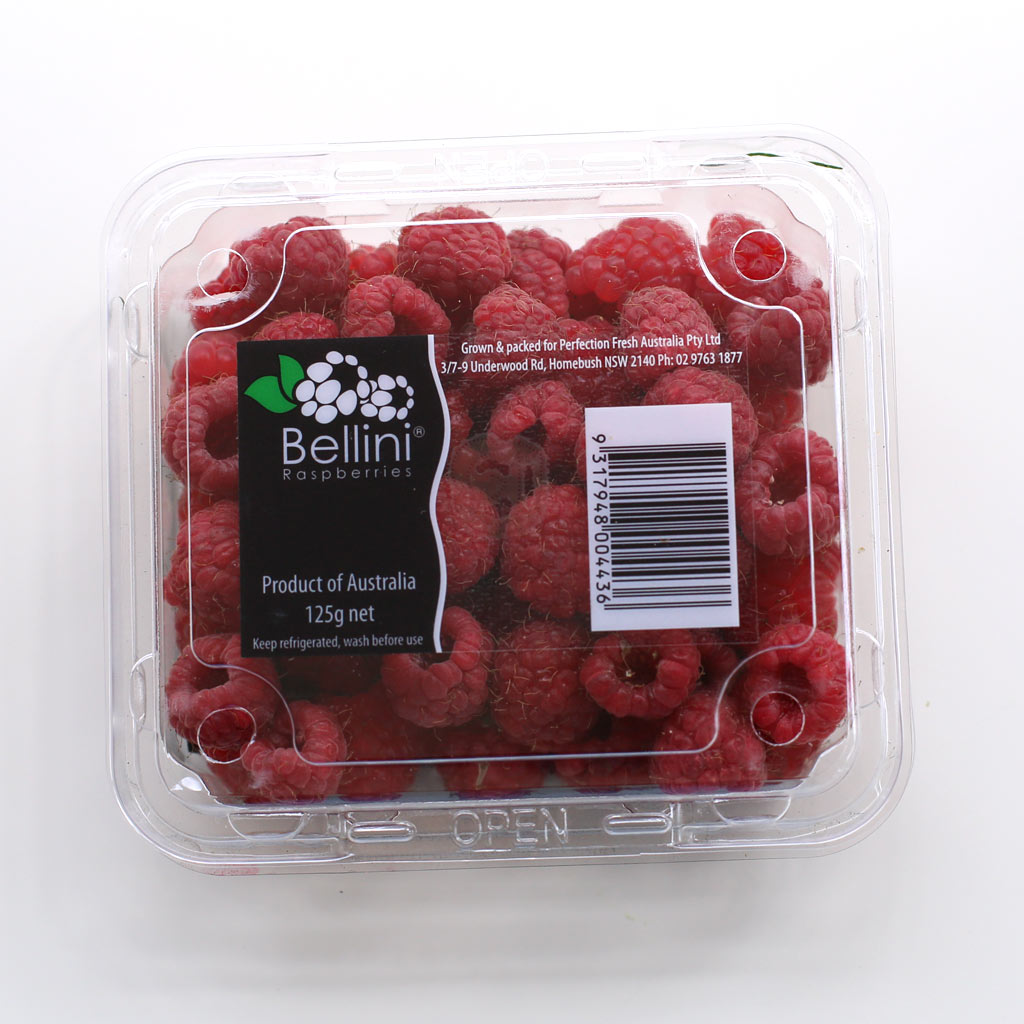 Raspberries (125g Punnet) | Fenwick's Fruit Emporium